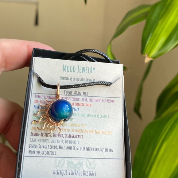 Denique Vintage Designs | Jewelry | Bronze Wire Wrapped Mood Ring Color ...